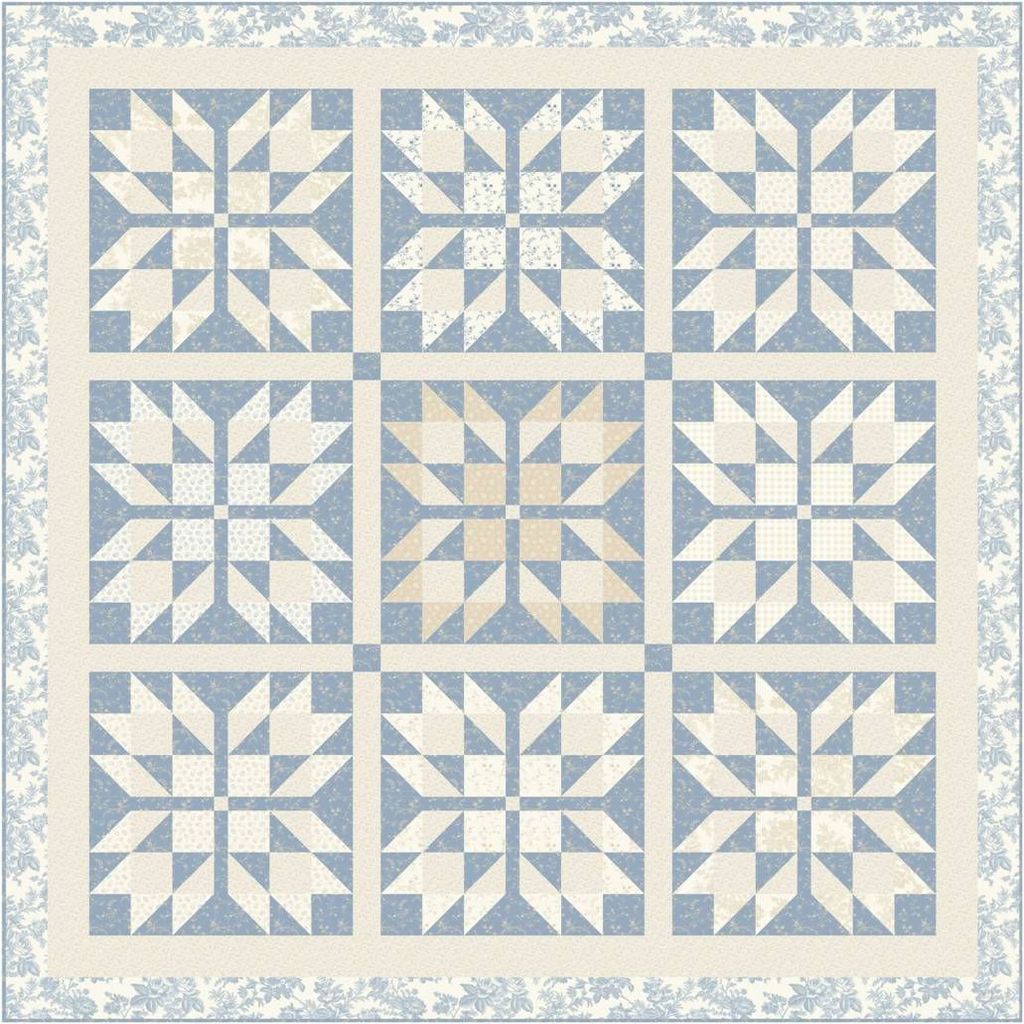 Trendy Toile Quilt Kit. – The Village Quilt Shop